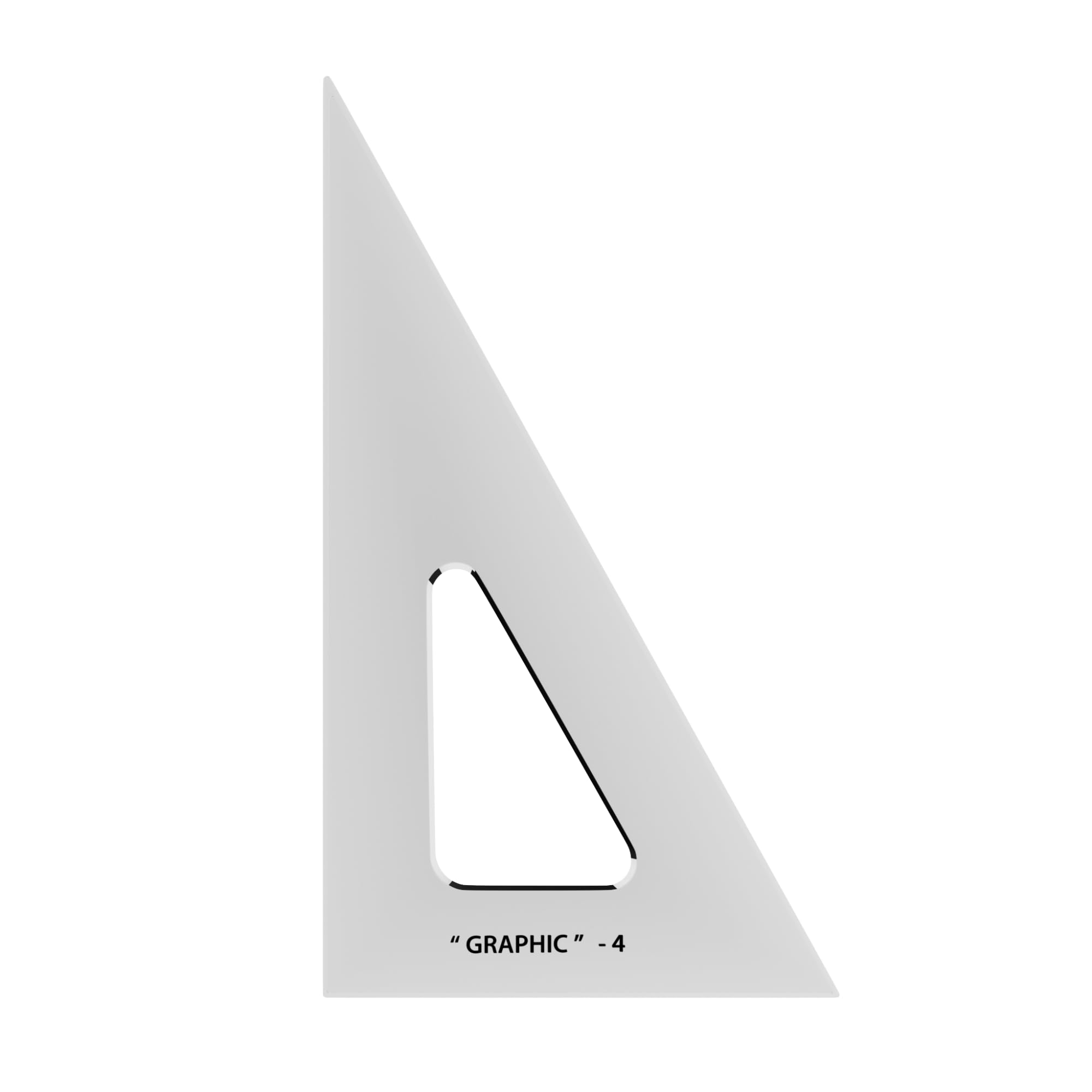Snapklik.com : ALVIN - 4 Inches Transparent Academic Acrylic Triangle ...