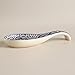 Amazon.com: Quadow Spoon Holder/ Spoon Rest Ceramic Blue and White Hand ...