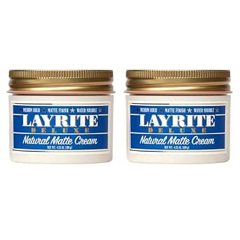 Amazon.com: Layrite Deluxe Natural Matte Cream 4.25 of 2 pack : Beauty ...