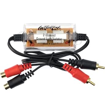 Amazon.com: Ground Loop Isolator, 2-Channel Noise Filter Suppressor by ...