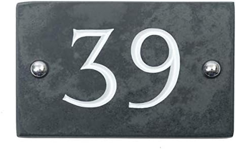 Slate Engraved House Number 39 : Amazon.co.uk: DIY & Tools