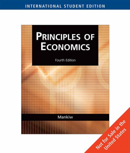 Principles of Economics - International Student Edition: Mankiw, N ...