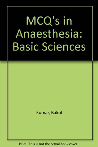 Buy MCQ's in Anaesthesia: Basic Sciences Book Online at Low Prices in ...
