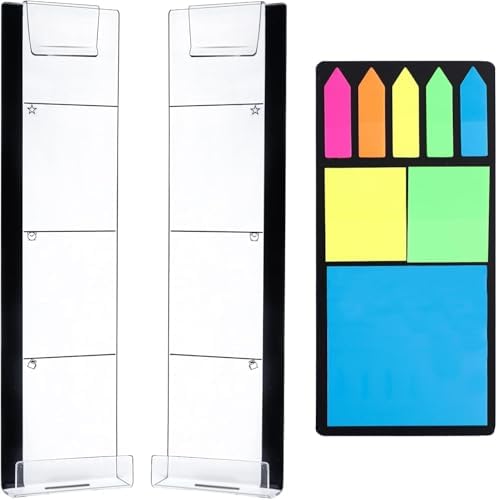 Amazon.com : 2PCS Multifunction Clear Computer Monitor Memo Boards ...