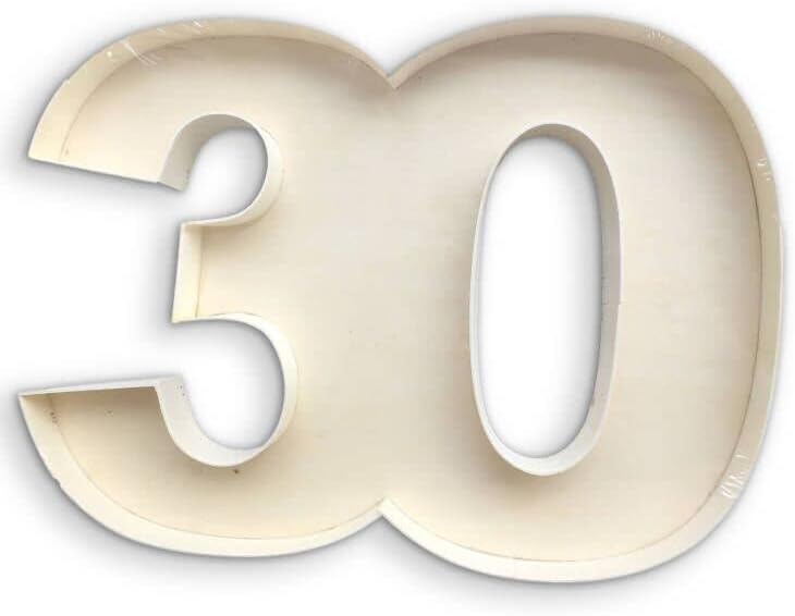 NP Joint fillable number box 30, Wooden Fillable Letters and Numbers ...