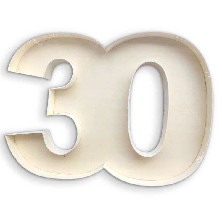 Buy Joint fillable number box 30, Wooden Fillable Letters and Numbers ...