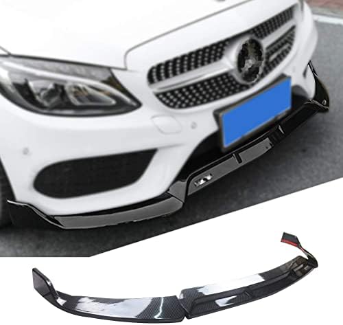 Amazon.com: Front Bumper Lip for 2019-2020 Mercedes Benz W205 C-Class ...