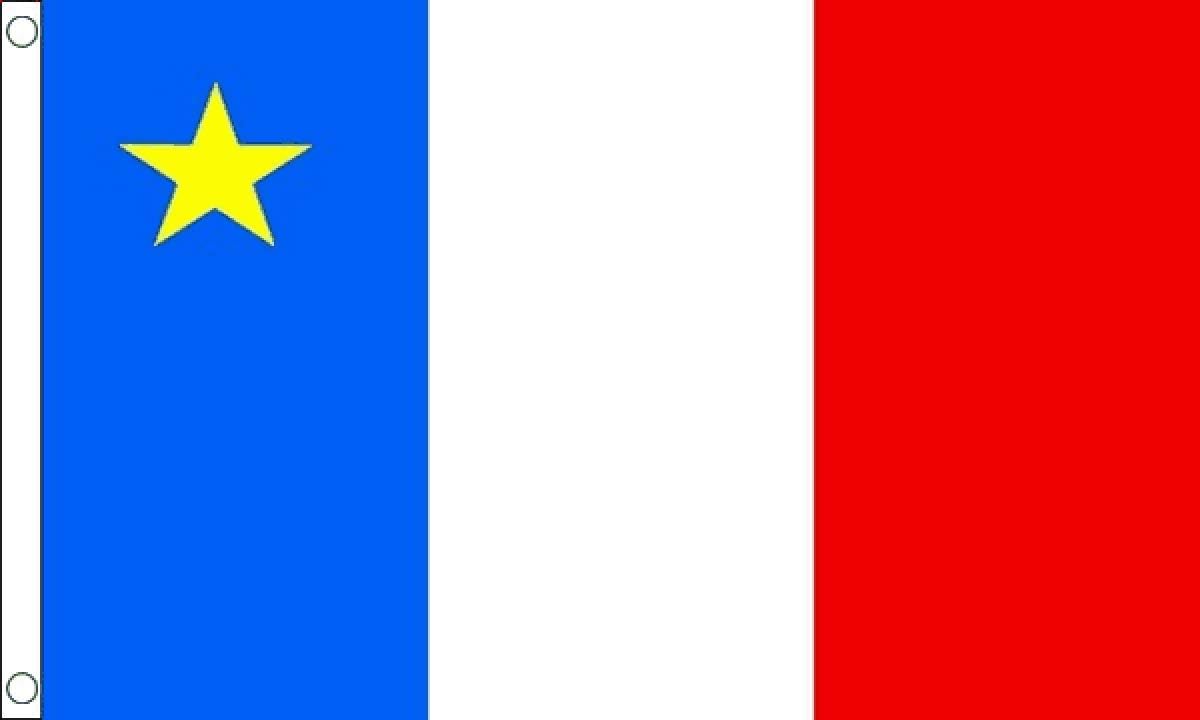 AZ FLAG - Acadia Flag 2' x 3' - Canada - Acadian flags 60 x 90 cm ...