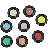 Amazon.com: WrtmyR 12 Pack Blank Vinyl Records Decor,Fake CD Album ...