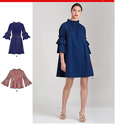 Simplicity Sewing Pattern R10349 / S9012 - Misses' Dresses or Top ...
