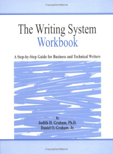The Writing System Workbook: Graham, Judith H., Graham, Daniel O ...