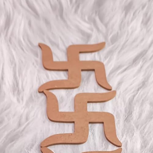 Huns Kitchen and Interior MDF Swastik Cutout for Art and Craft ...