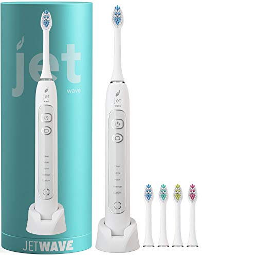 Sonic Electric Toothbrush, JetWave Rechargeable, Toothbrush w/ 5 ...
