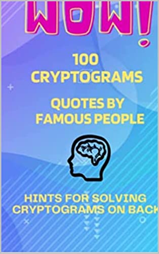 100 CRYPTOGRAMS : QUOTES BY FAMOUS PEOPLE - Kindle edition by DeYoung ...