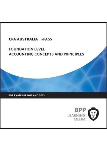 Buy CPA - Accounting Concepts & Principles: iPass Book Online at Low ...