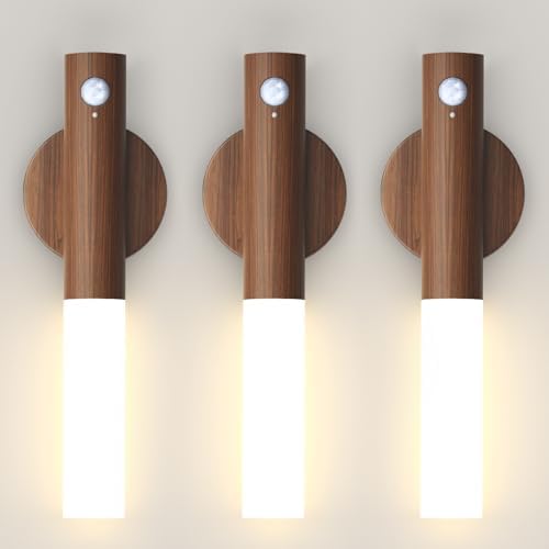 Battery-Operated Motion Sensor Night Lights: Magnet Body Sensor Hallway ...