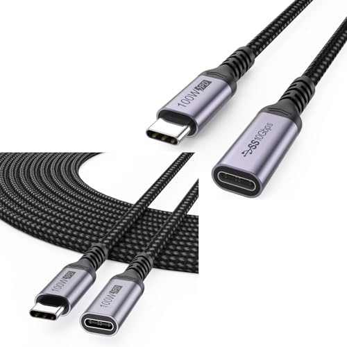 Amazon.com: DteeDck USB C Extension Cable 6.6ft Bundle 15ft, USB Type C ...