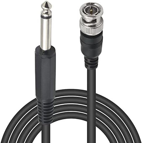 Amazon | Poyiccot BNC変換ケーブル 、BNC to 6.35mm オーディオケーブル、6.35mm モノラルTSプラグ 双方向 同軸ケーブル CCTV DVRカメラアンテナ ...