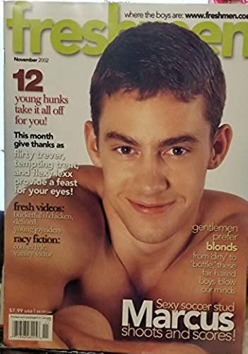 Freshmen Gay Magazine Sexy Soccer Stud Marcus November 2002: Amazon.com ...