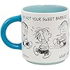 Amazon.com | Hallmark Peanuts Mug (75th Anniversary Linus Through The ...