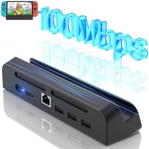 Amazon.com: Switch Dock Station for Nintendo, Docking for Switch/Switch ...