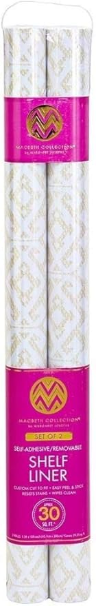 Amazon.com - Self Adhesive Shelf Liner - 1.5ft x 10ft 2 Pack - Dani Natural