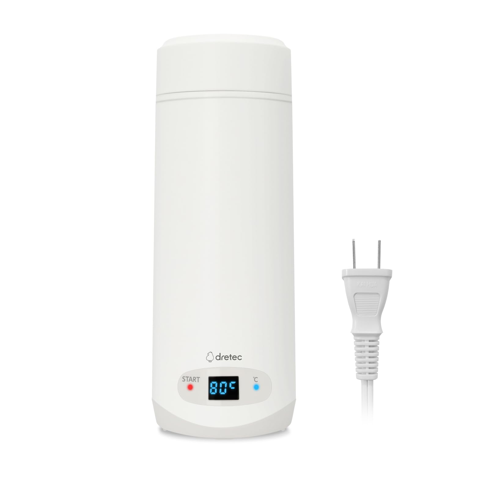 Amazon.co.jp : ドリテック(dretec)沸かせる温調ボトル お湯 熱湯 沸騰 温度調節 50/60/70/80/90/95℃ 一人分 アウトドア キャンプ 車中泊 ミルク 病院 ...