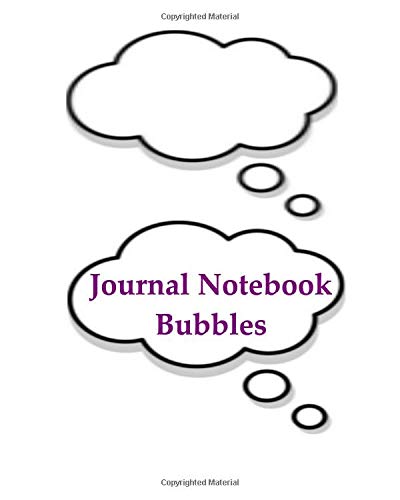 Journal Notebook Bubbles: Large 8"x10"|200 Blank Bubbles to Write in ...