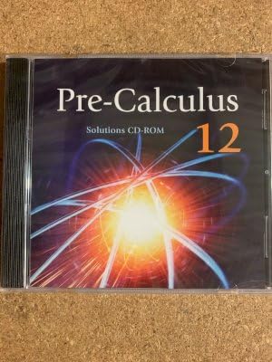 PreCalculus 12 Solutions CD: Balzarini: 9780070738850: Textbooks ...
