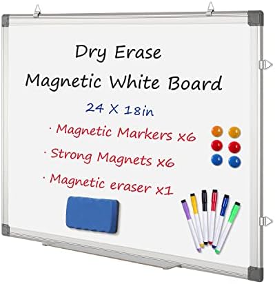 Maxtek White Board, 72"X48" Large Dry Erase Board for Wall, Foldable 6 ...