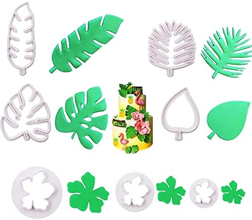 Aohcae Leaves Cookie Cutter Set 7 PCS, Fondant Cutters Cake Cutters for ...