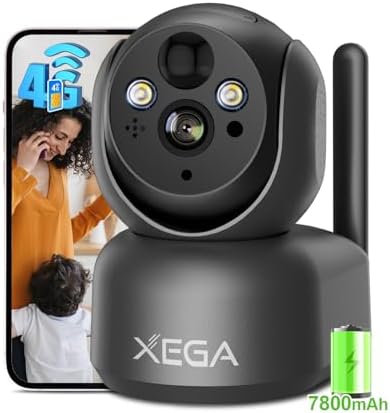 Amazon.com : PEGATISAN 4G LTE Cellular Security Camera Wireless Outdoor ...