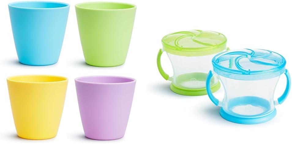 Amazon.com : Munchkin® MultiTM Open Training Toddler Cups, 8 Ounce, 4 ...
