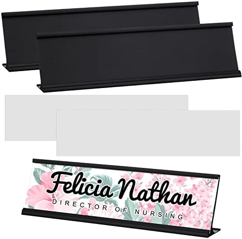 Amazon.com: Custom Office Name Plate Kit – Personalized – Print at Home ...