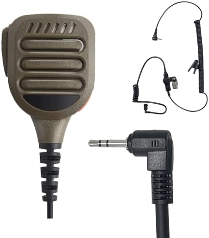 Amazon.com: Pdflie IP65 Waterproof Remote Shoulder Hand Handheld Mic ...