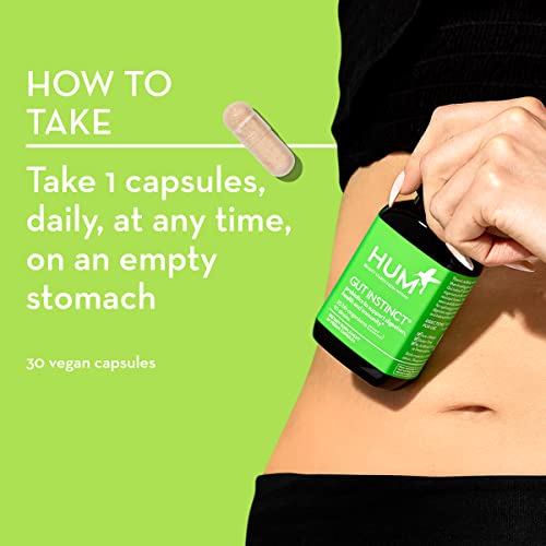 HUM Gut Instinct - Probióticos Diários para Saúde Digestiva de Mulheres ...