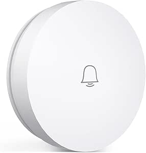 Wireless Doorbell Push Button, Self-powered Door Bell Transmitter ...