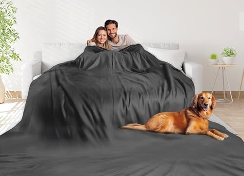 Amazon.com: EasyFluffy Big Oversized King Blanket 120x120, Extra Large ...