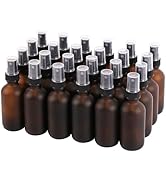 Amazon.com: NOOEEISS Frosted Black Glass Small Spray Bottle 2 oz 48 ...