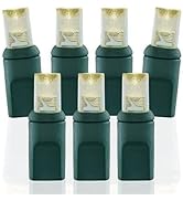 Pro Christmas LED Christmas Lights – 70 Count Wide Angle Conical String ...