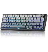Amazon.com: BOYI K104Pro Retro Mechanical Keyboard with Screen&Knob ...
