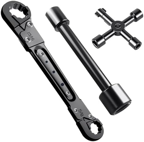 NOEAIKE Professional Plumbing Tools - Angle Stop Wrench Set for ...