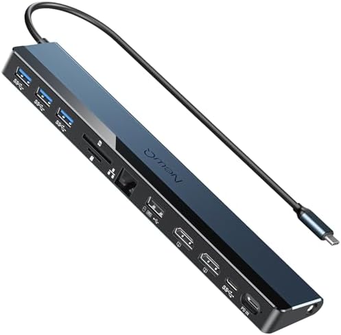 Amazon.com: iVANKY Laptop Docking Station Dual Monitor 4K@60Hz, 12-in-1 ...