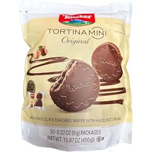 Amazon.com: Loackers Tortina Mini Original - Individually Wrapped Milk ...