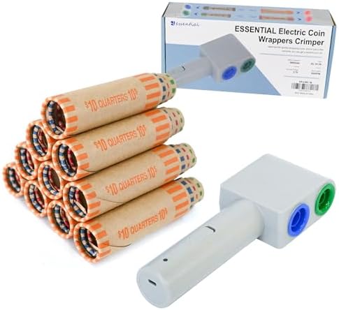 Amazon.com : Electric Coin Wrappers Crimper Tool with 4,816 Assorted ...