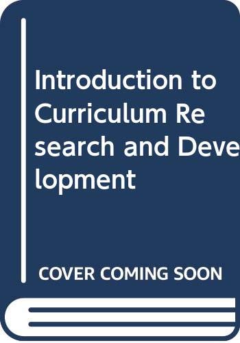 An introduction to curriculum research and development: Stenhouse ...