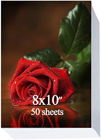 Glossy Photo Paper 8x10 inch,50 Sheets 200gsm : Amazon.in: Office Products