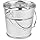 Galvanised Steel Serving Buckets 10cm - Set of 4 | Mini Bucket, Metal ...