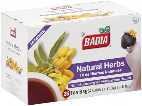 Amazon.com: Badia Tea Bag,Natural Herbs,25 ct-Pack of 2,25.0 Count ...