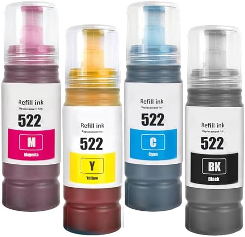 EPSON 522 EcoTank Ink Ultra-high Capacity Bottle Black (T522120-S ...